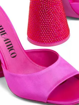 Attico Luz Rhinestone-embellished Sandals