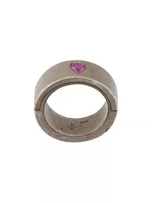 PARTS OF FOUR Sistema Embellished Ring - Silver