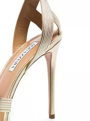 AQUAZZURA Ari 105 Leather Sandals