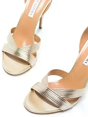AQUAZZURA Ari 105 Leather Sandals