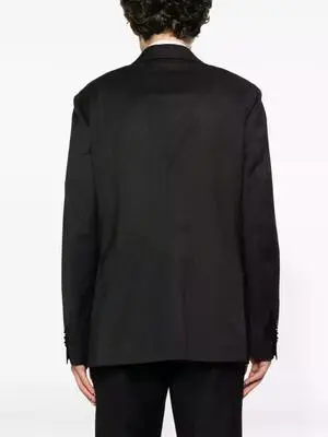 LARDINI Single-breasted Blazer - Black