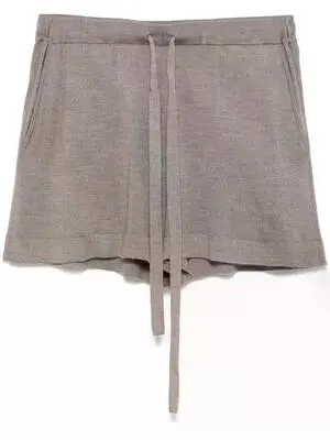 P.a.r.o.s.h Fine-knit Mini Shorts - Neutrals