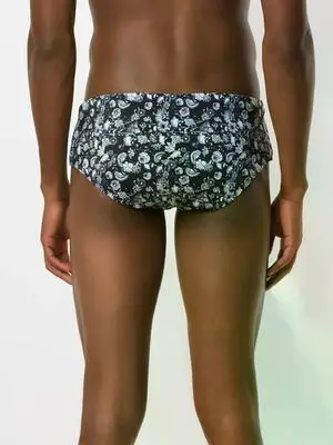 AMIR SLAMA Margarida Print Trunks