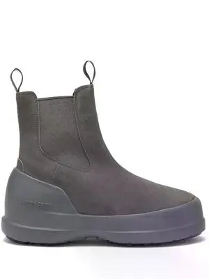 Moon Boot Luna Logo-print Boots - Grey