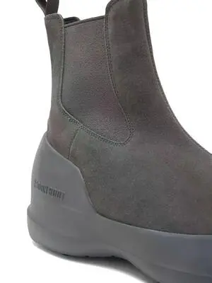 Moon Boot Luna Logo-print Boots - Grey