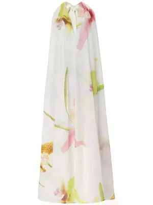 GENNY Floral Maxi Dress - White