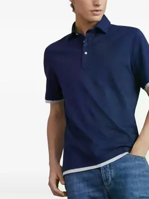 Brunello Cucinelli Polo-collar Cotton Polo Shirt