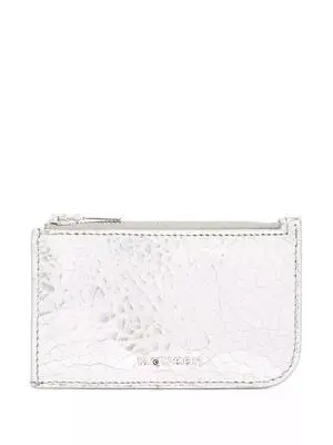 Alexander McQueen Sling Wallet - Silver