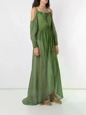 AMIR SLAMA Silk Maxi Dress