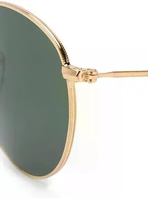 Ray-ban Two-tone Round-frame Sunglasses - Gold