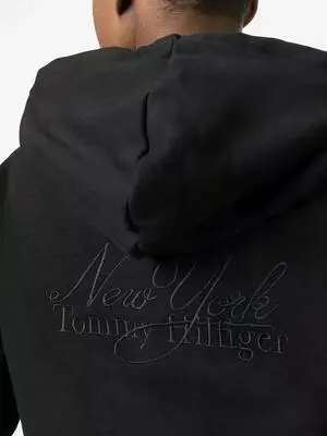 Tommy Hilfiger Logo-embroidered Long-sleeve Hoodie