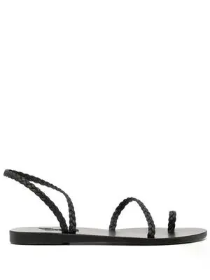 ANCIENT GREEK SANDALS Eleftheria Open-toe Sandals - Black