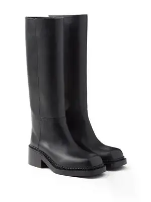 Prada Knee-high 55mm Leather Boots