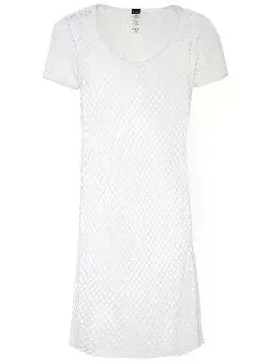 AMIR SLAMA Short Beach Dress - White