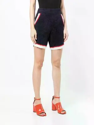 Undercover Side-stripe Towelling Shorts - Blue