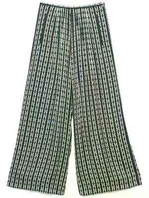FORTE_FORTE Geometric-print Trousers