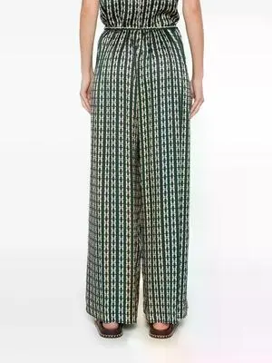 FORTE_FORTE Geometric-print Trousers