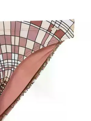 AMIR SLAMA Cocar Print Trunks