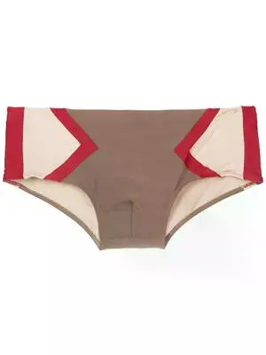 AMIR SLAMA Colour-block Swimming Trunks - Multicolour