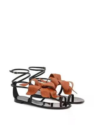 GIUSEPPE ZANOTTI Lilium Flat Sandals