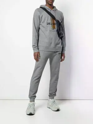 DELANTIC Logo-print Fleece Sweatpants
