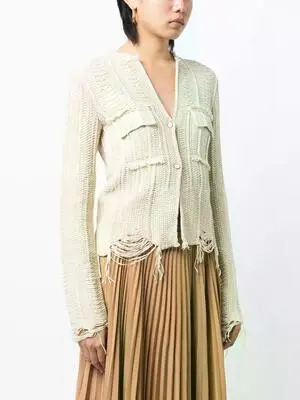 JNBY Cropped Button-up Cardigan - Neutrals