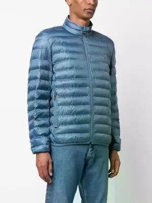 Tommy Hilfiger Padded Zip-up Puffer Jacket With Logo Patch