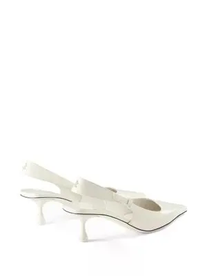JIMMY CHOO 50mm Amel Patent Leather Slingback Pumps