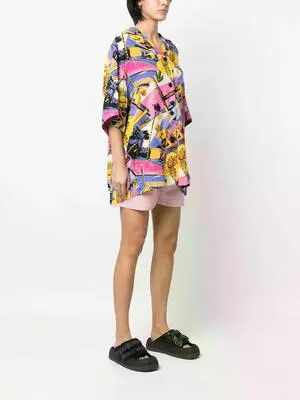 Palm Angels Miami Graphic-print Bowling Shirt