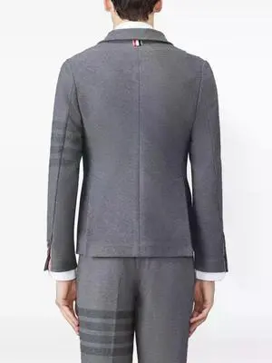 Thom Browne 4-bar Single-breasted Blazer - Grey