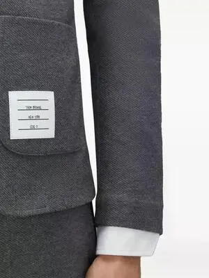 Thom Browne 4-bar Single-breasted Blazer - Grey