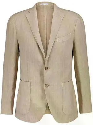 Boglioli Linen Blazer - Neutrals