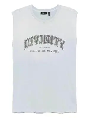 FIVE CM Logo-print Vest - Blue