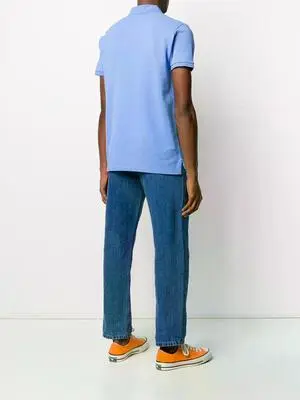 Polo Ralph Lauren Embroidered Logo Short Sleeve Polo Shirt - Blue