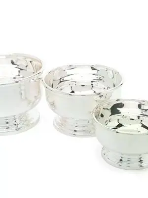 Ralph Lauren Set Of 3 Steel Nut Bowls