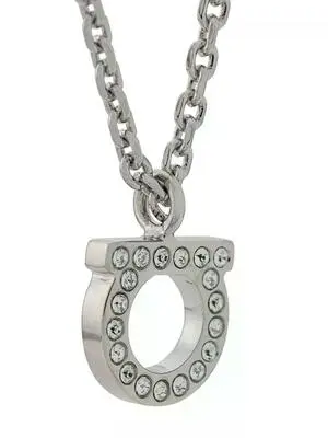 FERRAGAMO Gancini Crystal Necklace