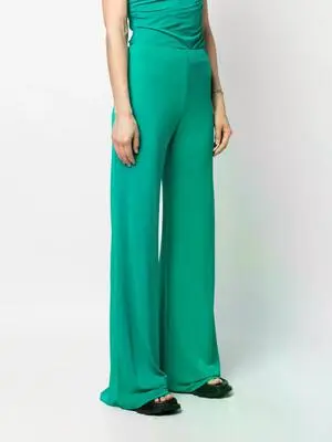 Alberta Ferretti High-waisted Flared Trousers