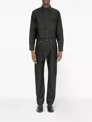 MAISON MARGIELA Four-stitch Satin Trousers