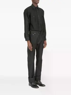 MAISON MARGIELA Four-stitch Satin Trousers