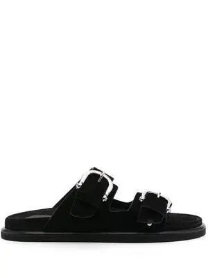 P.a.r.o.s.h Suede Flat Sandals