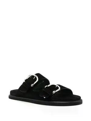 P.a.r.o.s.h Suede Flat Sandals