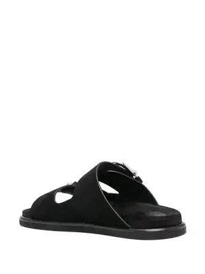 P.a.r.o.s.h Suede Flat Sandals