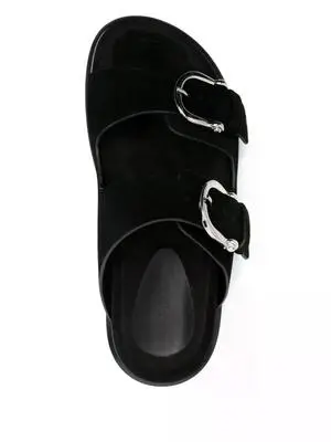 P.a.r.o.s.h Suede Flat Sandals