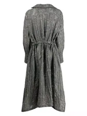 FORME D'EXPRESSION Long-sleeve Tunic Shirt Dress