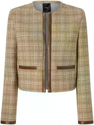 Pinko Checked Jacket - Neutrals