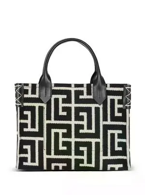 Balmain B-army Monogram Tote Bag