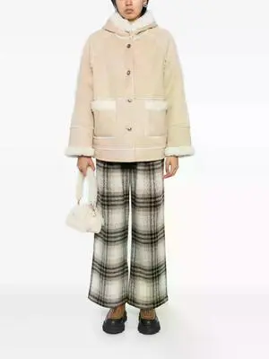 B+AB Check Tucked Trousers