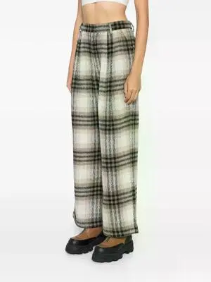 B+AB Check Tucked Trousers