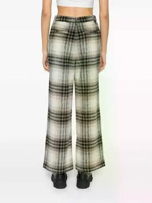 B+AB Check Tucked Trousers