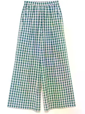 FORTE_FORTE Check-pattern Trousers